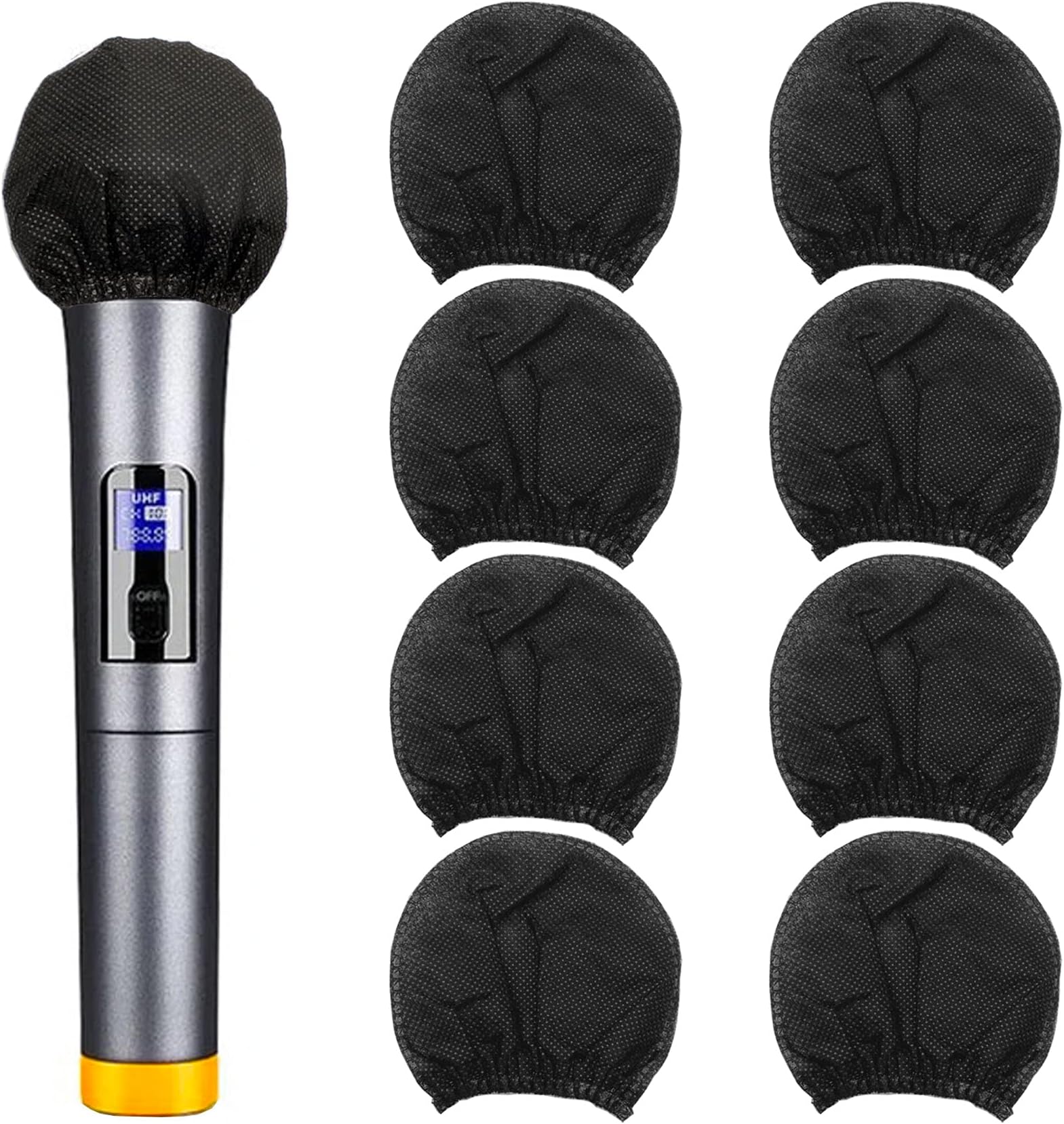 Amazon.com: RETON 100 Pcs 3.07inch Disposable Microphone Cover Non ...