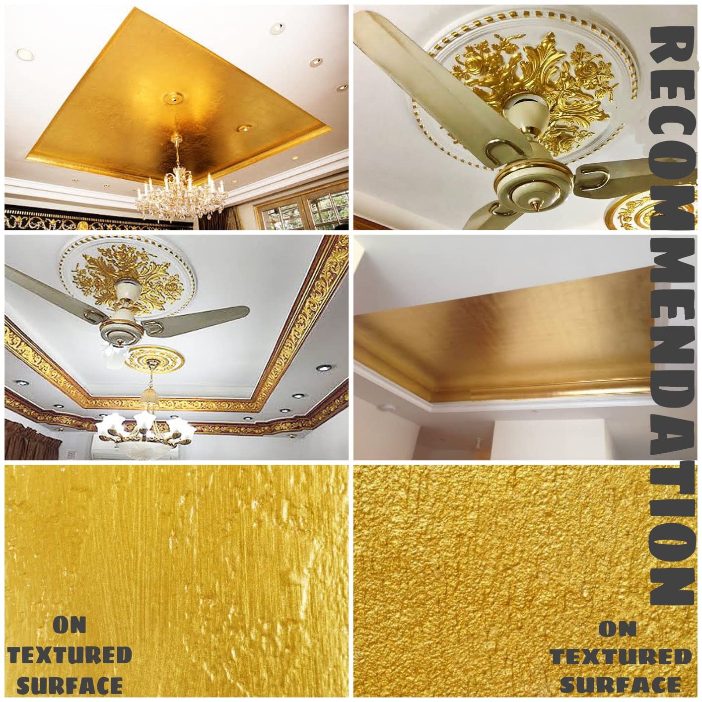 Gold Color Wall Paint Brushed Gold Colours | Heritage