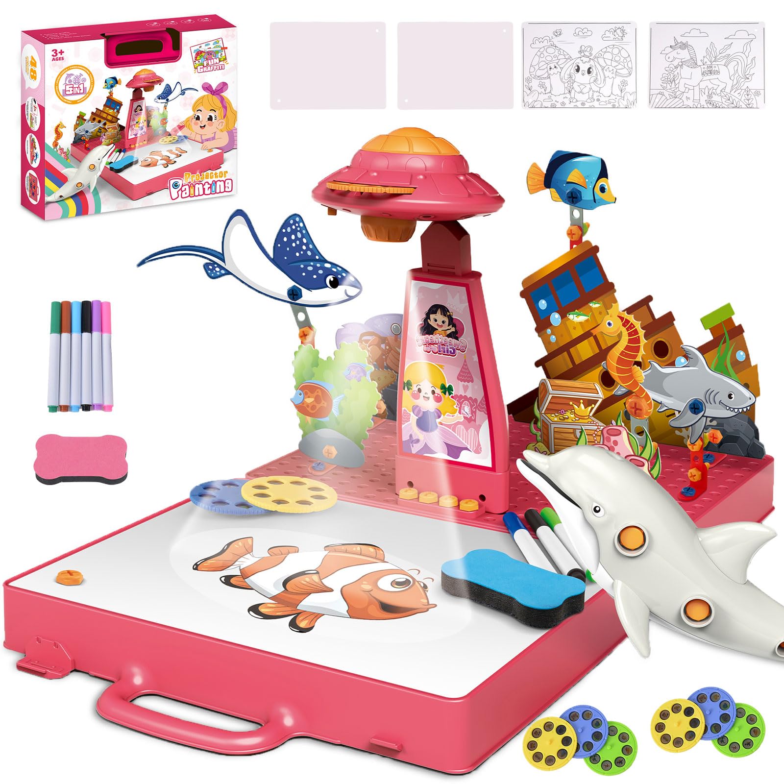 Amazon.com: Drawing Projector for Kids, Art Sketcher Projector for Kids ...