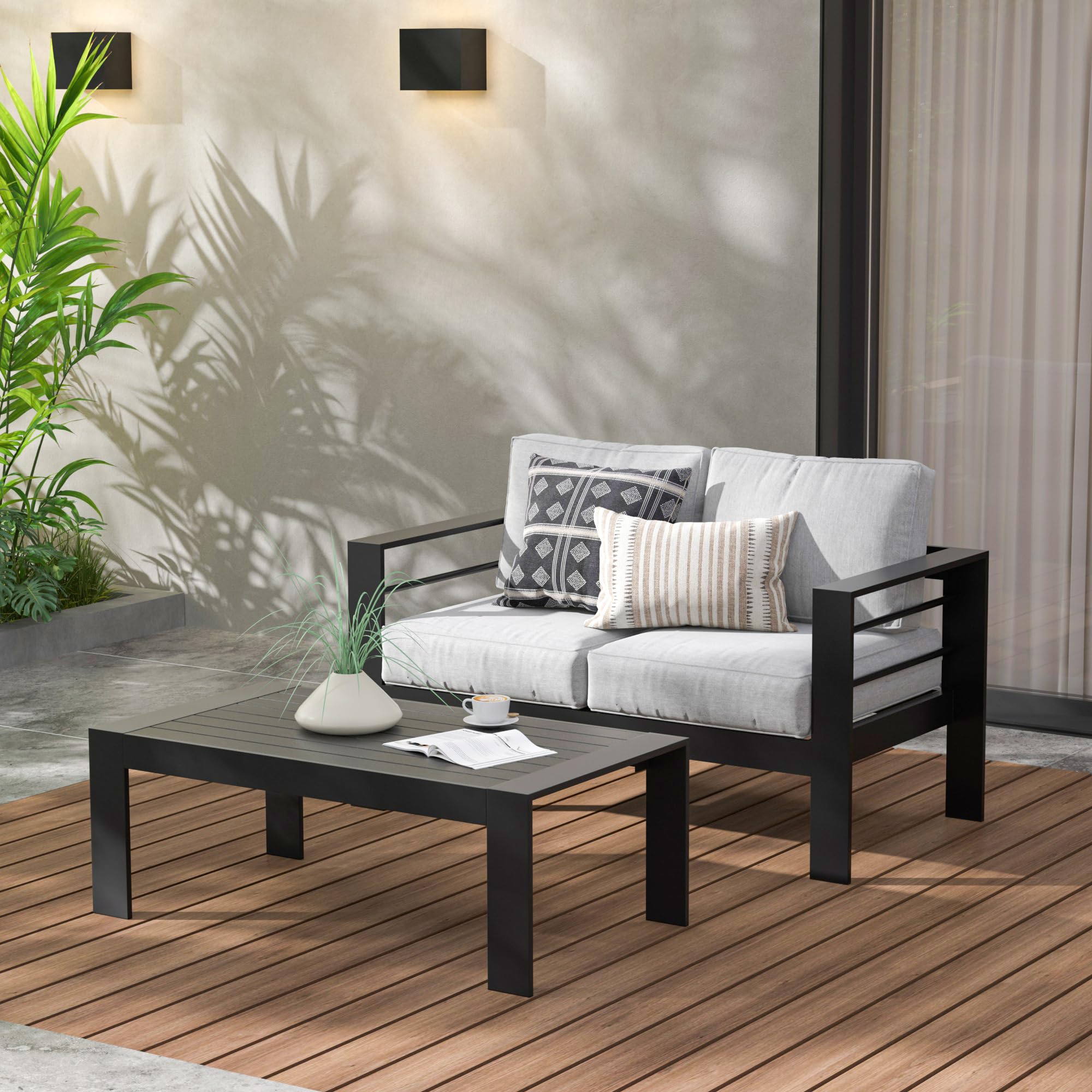 Surprising Outdoor Metal Coffee Table Photos