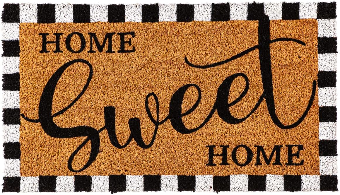 Amazon.com: Evergreen Home Sweet Home Coir Mat- 16 x 28 Inches ...