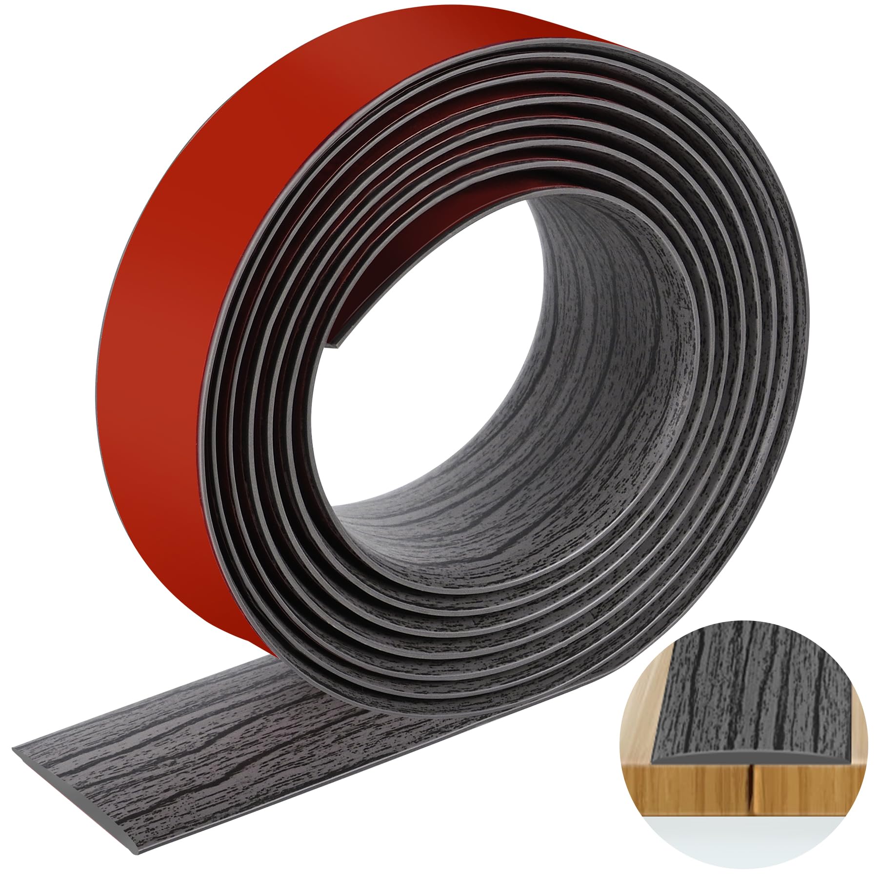 Snapklik.com : 5 Ft Floor Transition Strip Self Adhesive Flooring ...