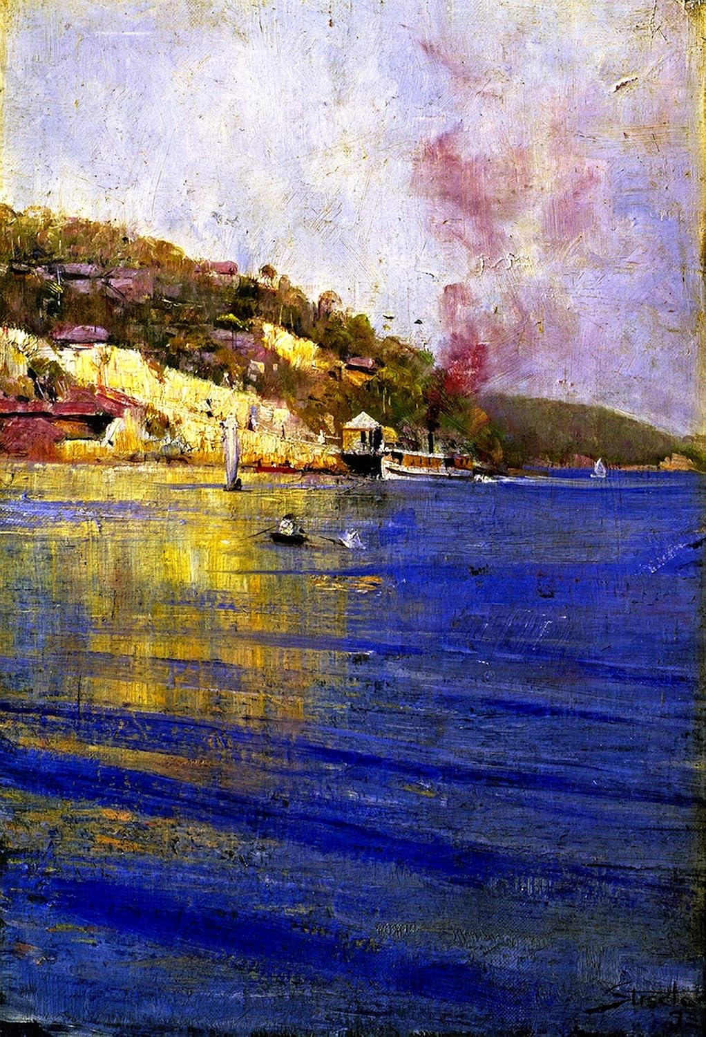 Amazon.com: Sir Arthur Streeton The Point Wharf, Mosman Bay 1893 ...