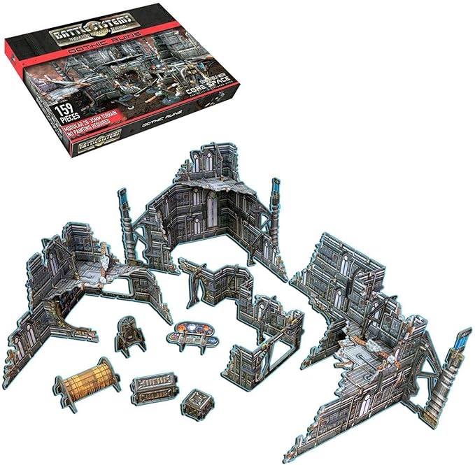 Amazon.com: Battle Systems Sci-Fi Terrain - 28mm Modular 3D Space ...