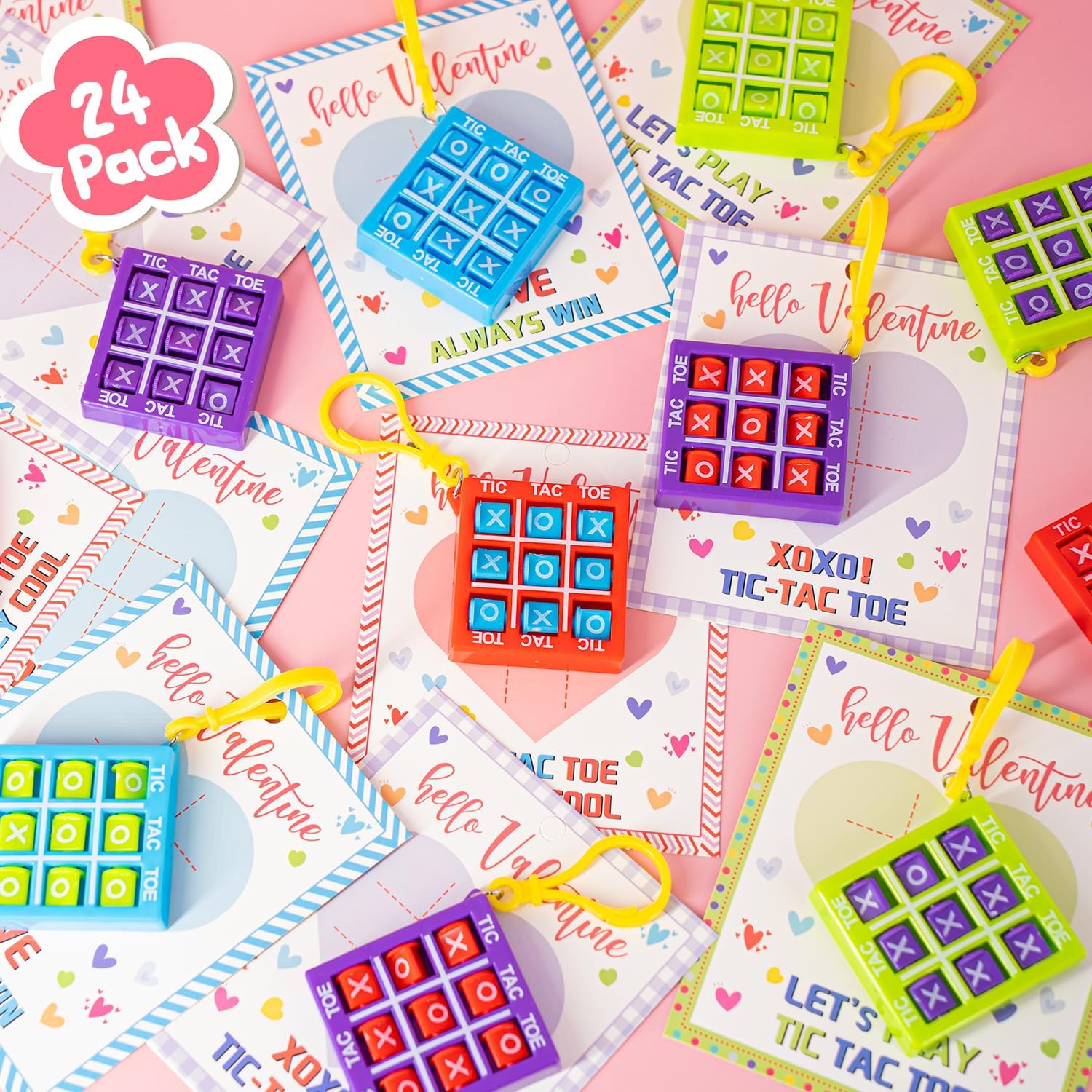 Regalos para el día de San Valentín para niños, paquete de 24 tarjetas ...