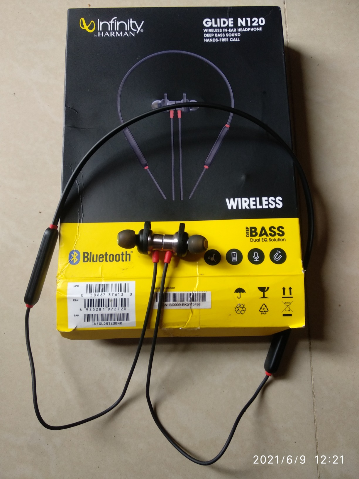 (Refurbished) Infinity Glide N120 in-Ear Wireless Flex Neckband ...