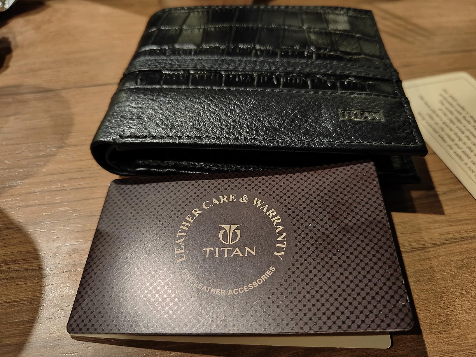 Buy TITAN Black Bifold Leather RFID Protected Wallet for Men at Amazon.in