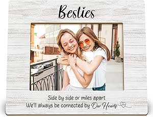 Amazon.com - DIENADFX Bestie Picture Frame, Christmas Besties Bestie ...