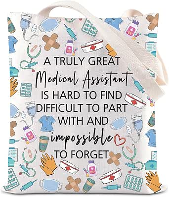 Amazon.com: ENSIANTH Medical Assistant Gift MA Appreciation Shoulder ...