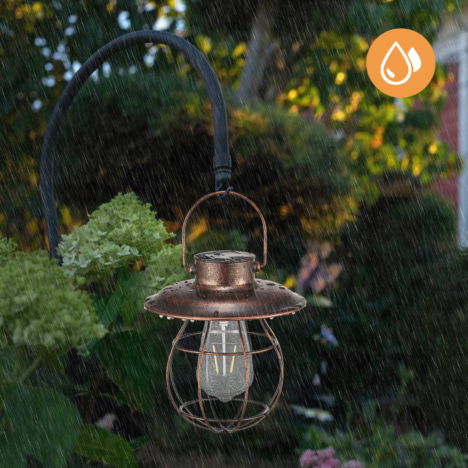 Decorative Solar Powered Outdoor Lanterns Solar Angetriebene Edelstahl