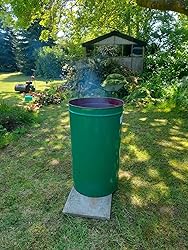 KetoPlastics 210 LITRE LARGE GARDEN INCINERATOR/BURNER/BONFIRE BIN FOR ...