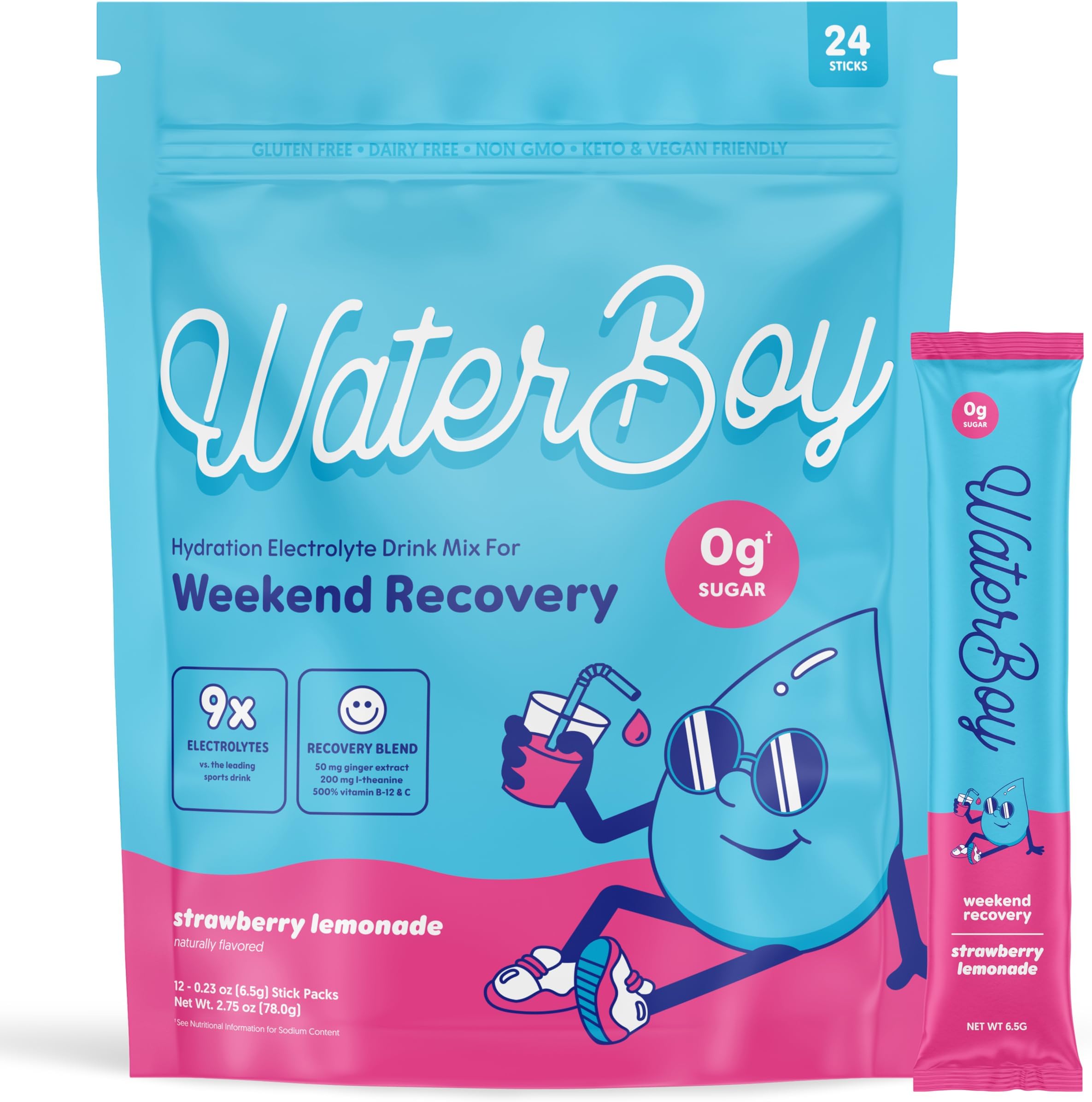 Amazon.com: Instant Hydration Electrolytes Powder Packets - Watermelon ...
