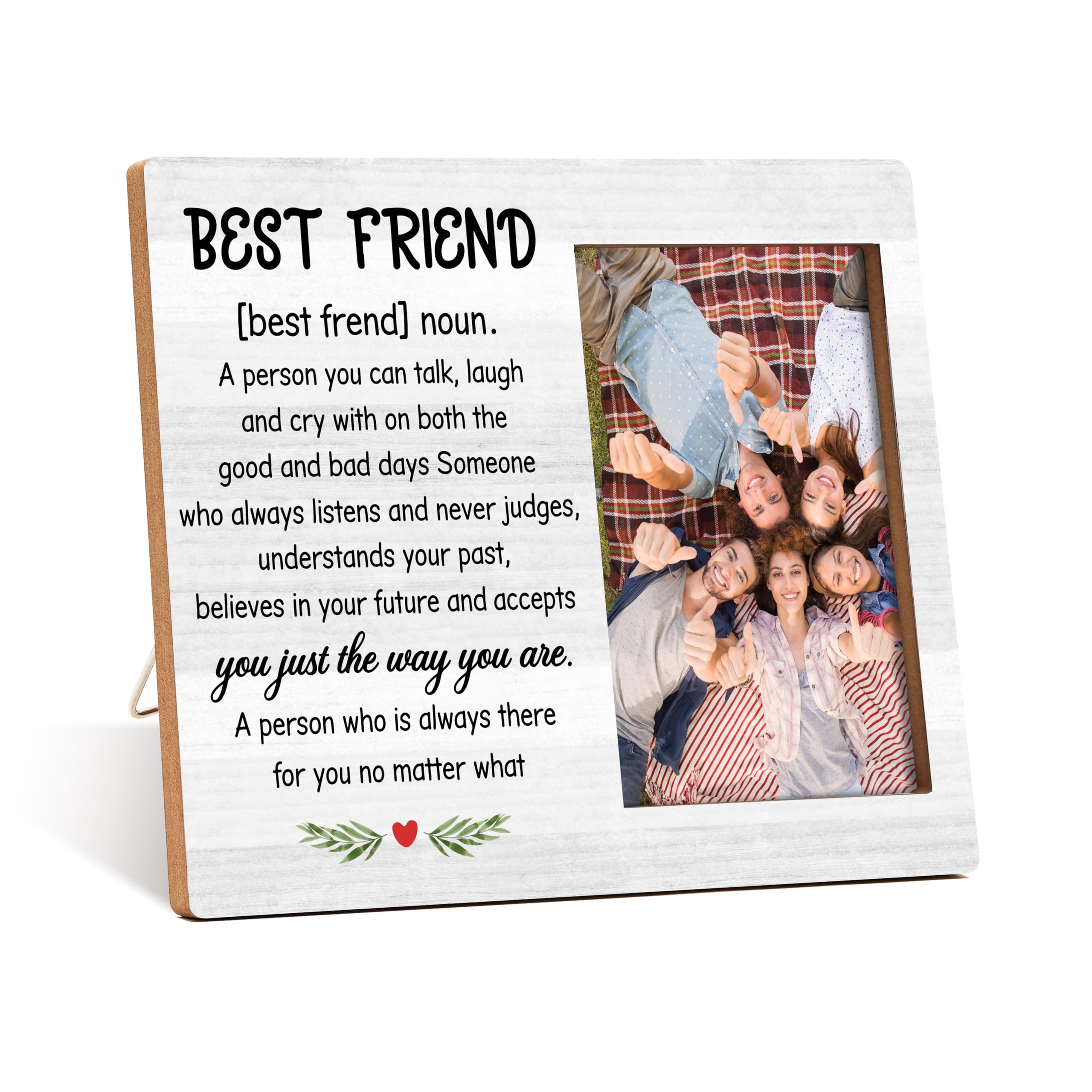 Amazon.com - Zcsni Friend Photo Frame, Best Friends Wooden Picture ...