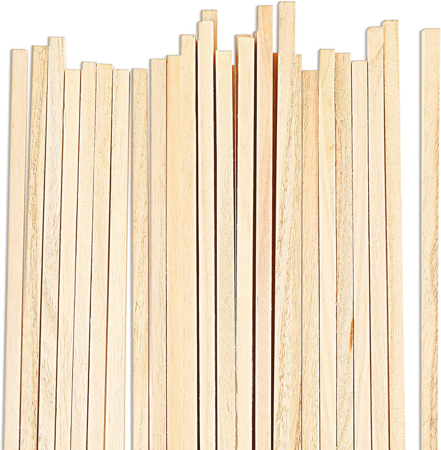 Amazon.com: 30Pcs Wooden Square Dowel Rod, 1/4 x 1/4 x 12 inch Small ...