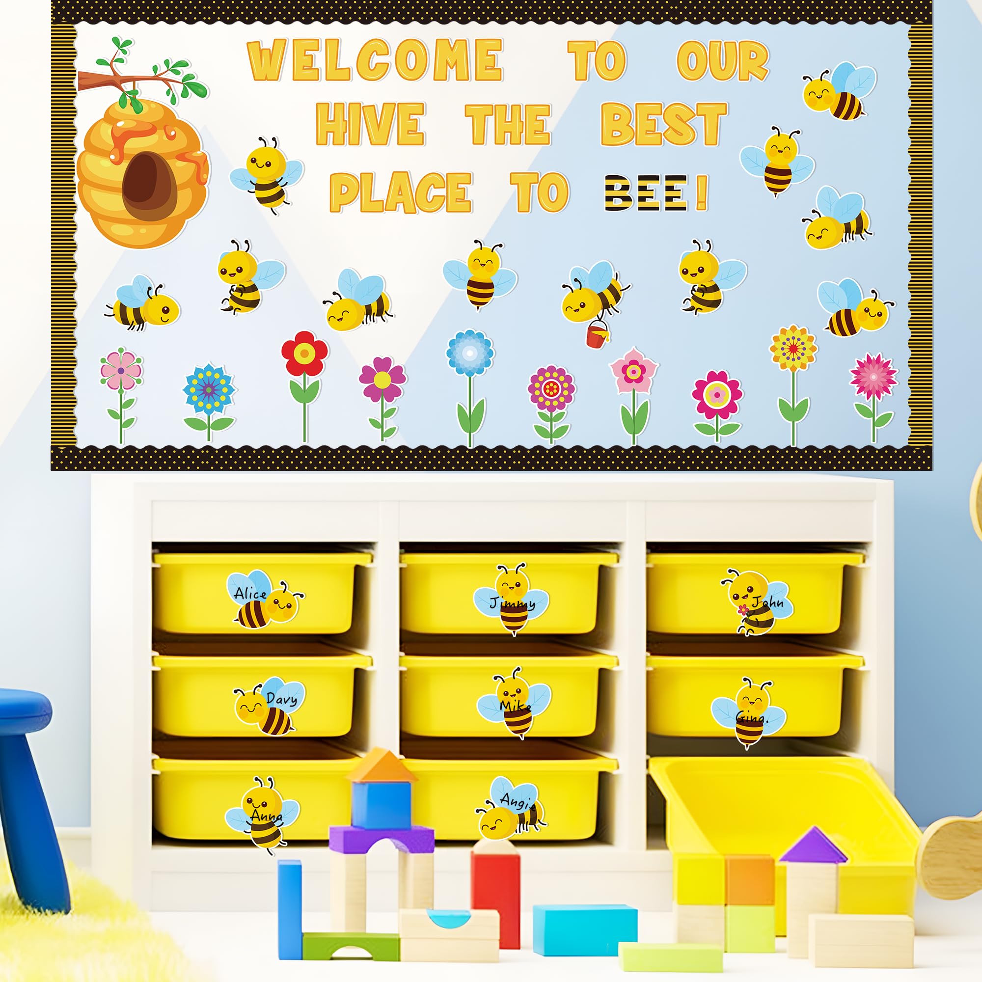 Door Decoration Classroom Spring Bees Welcome To Our Hive Bulletin ...