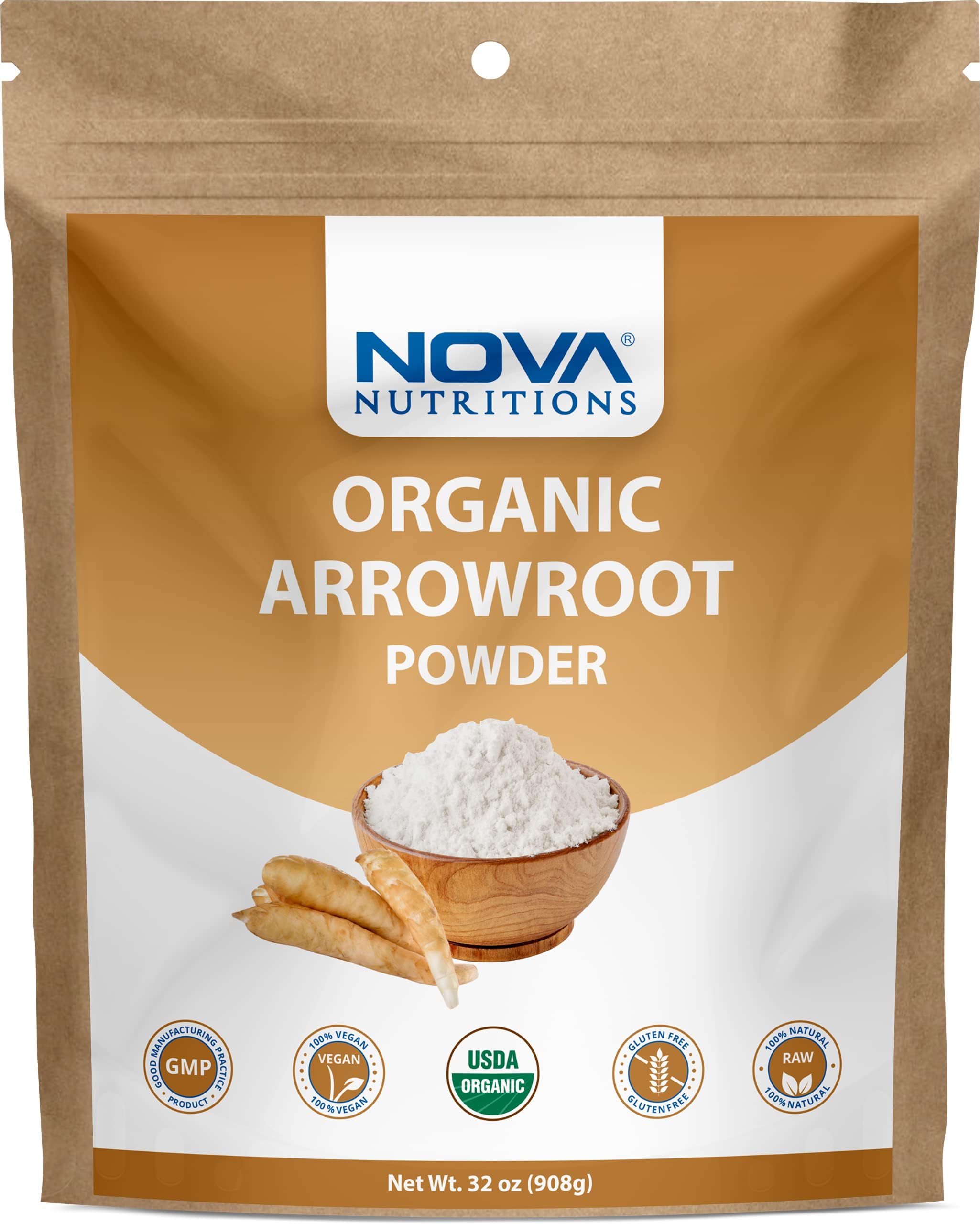 Amazon.com: Natural Arrowroot Powder -Premium Starch, Handmade Flour ...