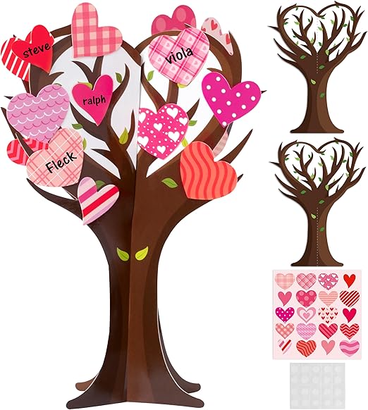 Amazon.com: WATINC 16Pcs Mother’s Day Christian Heart Trees Craft Kits ...