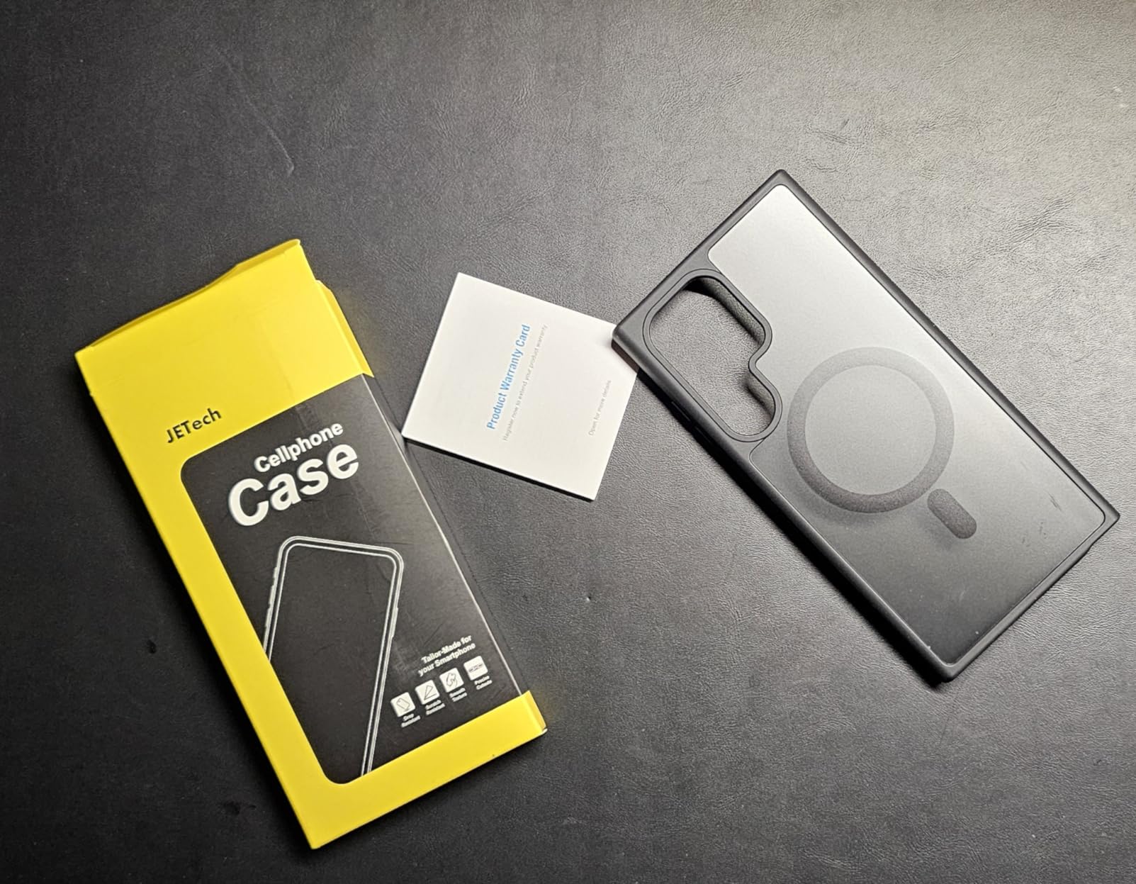 JETech Magnetic Case for Samsung Galaxy S24 Ultra 5G, Compatible with MagSafe, Translucent Matte ...