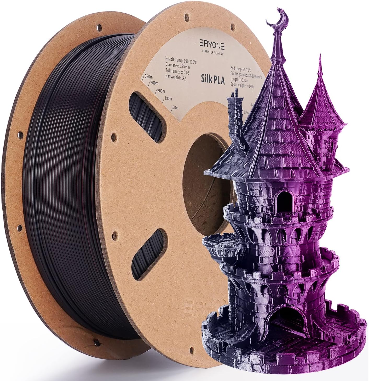 Amazon.com: SUMLAND PLA Filament 1.75mm,3D Printer Filament Silk PLA 3D ...