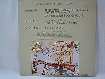 Colin Brumby, Larry Sitsky, Donald Hollier, Patrick Thomas, Hans-Hubert ...