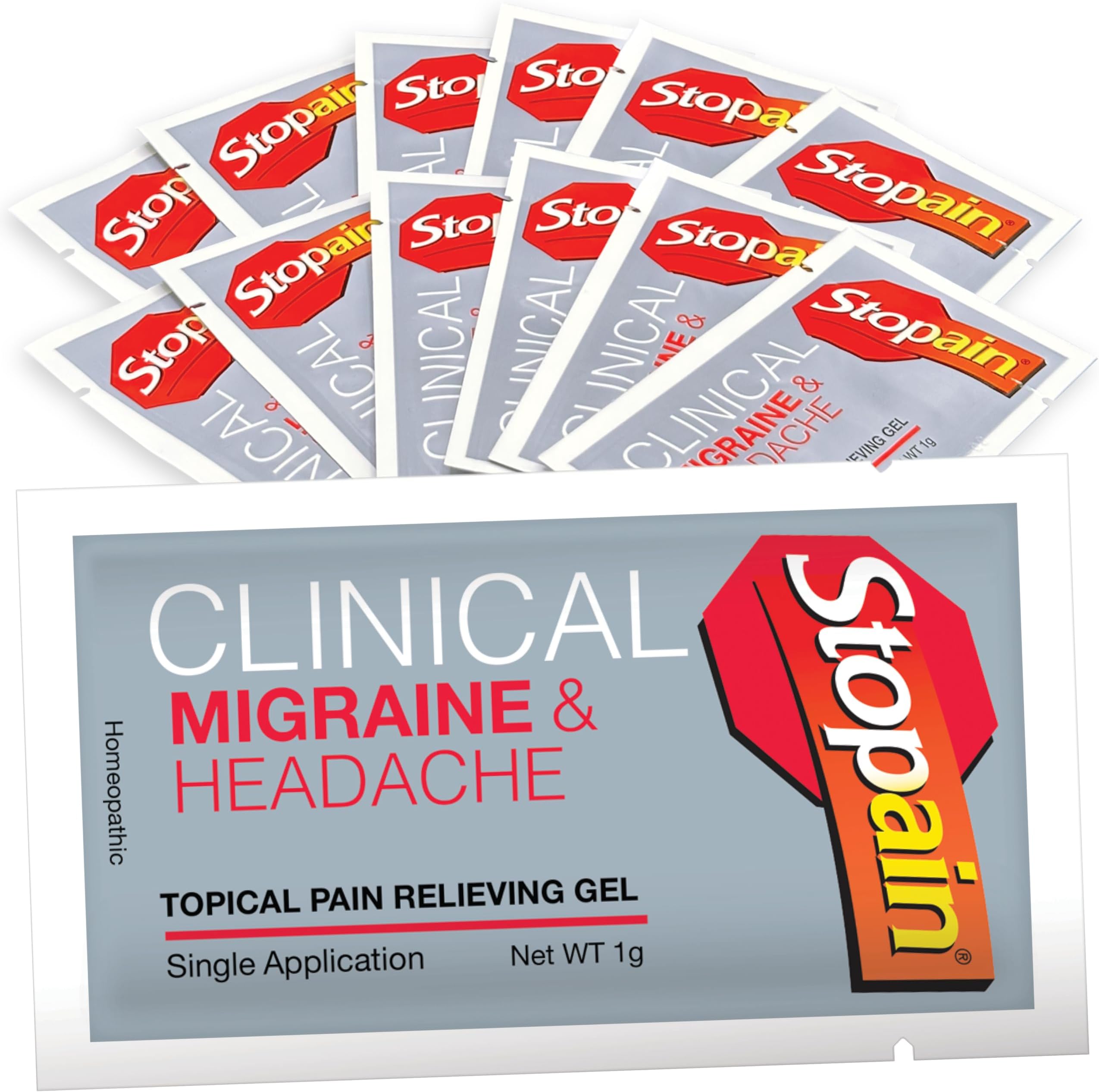 Amazon.com: Stopain Pain Relief Clinical Gel Packets, 50 Pack, USA Made ...