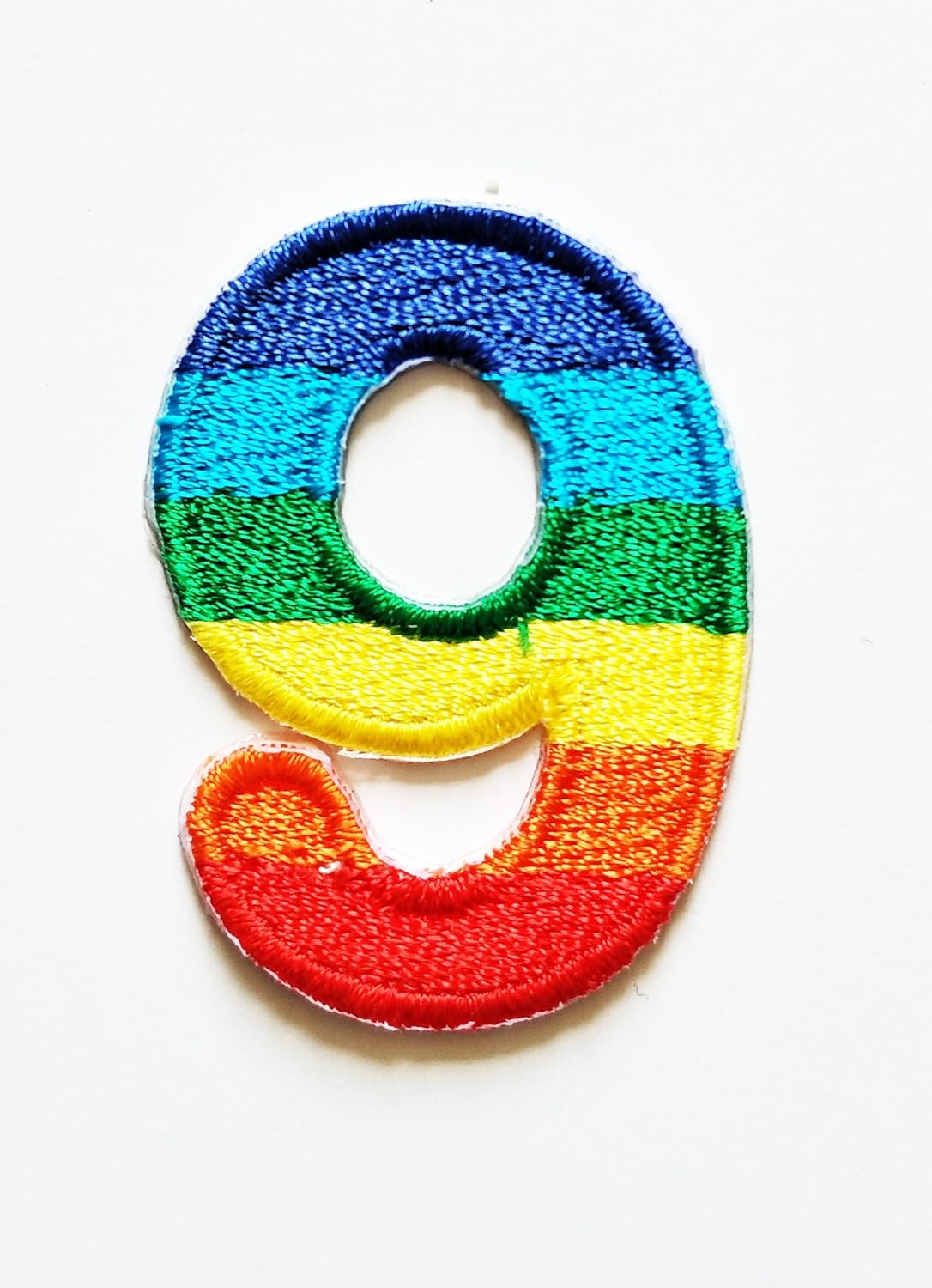 Amazon.com: HHO Rainbow Number 9 No 9 Math Counting no 9 School Patch ...