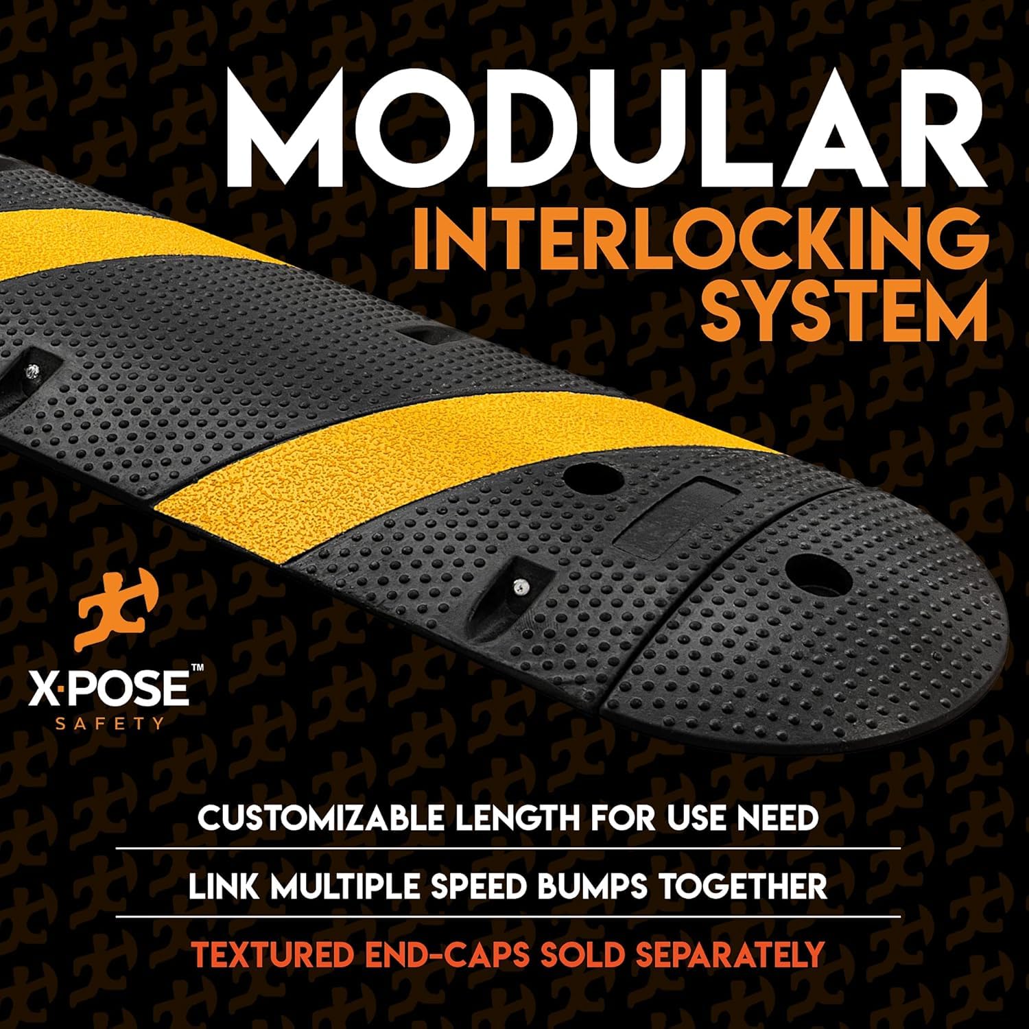 Snapklik.com : Xpose Safety 6 Ft Rubber Speed Bump
