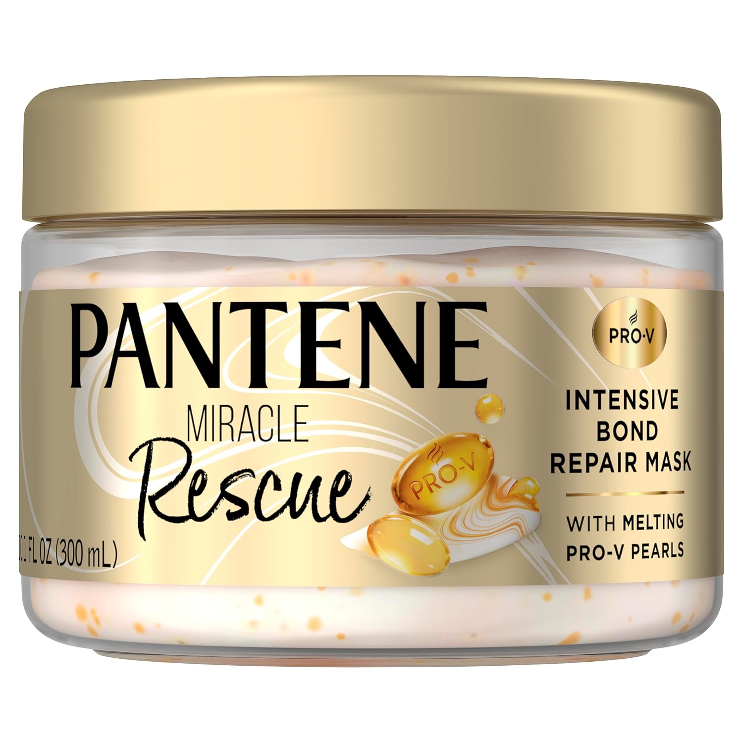 Amazon.com: Pantene Miracle Rescue Hair Mask, Intensive Bond Repair with Melting Pro-V Pearls ...