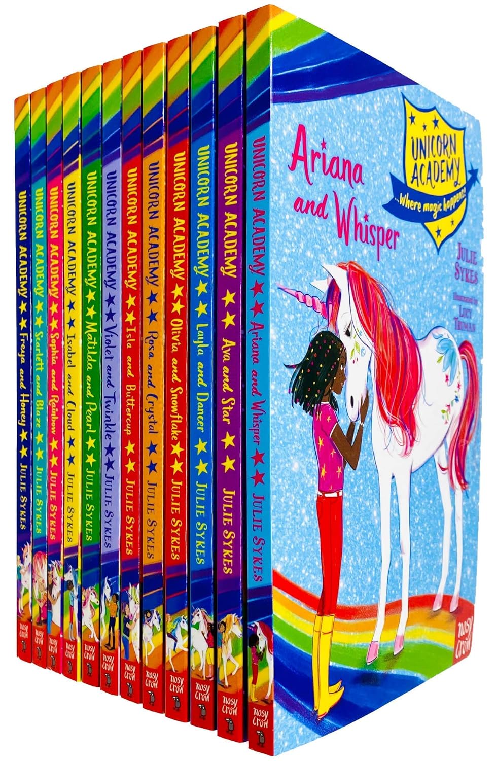 Unicorn Academy: Where Magic Happens 12 Books Collection Set by Julie ...