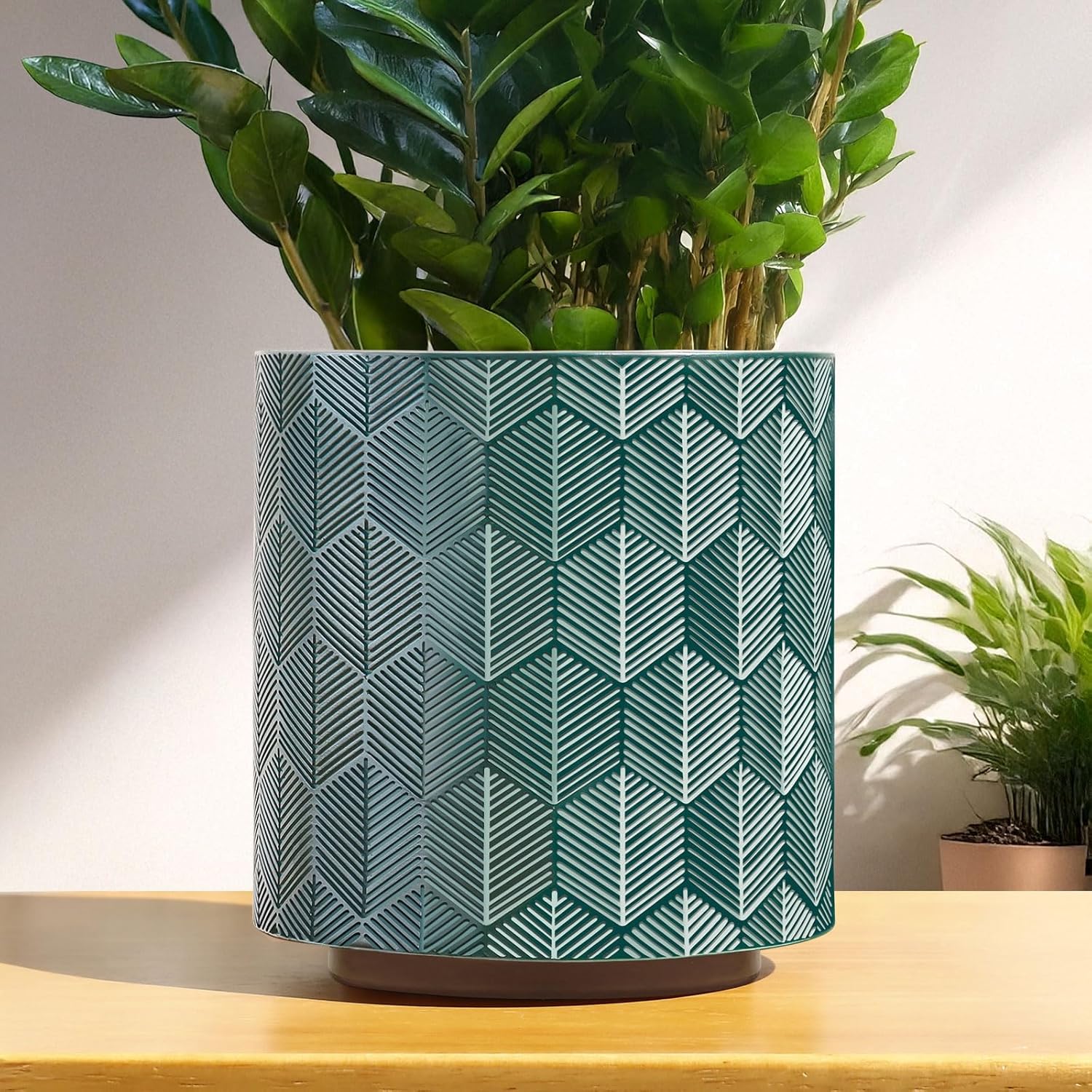 Amazon.com : GUGUGO Plant Pots Hexagonal Pattern, Boho Modern Planters ...