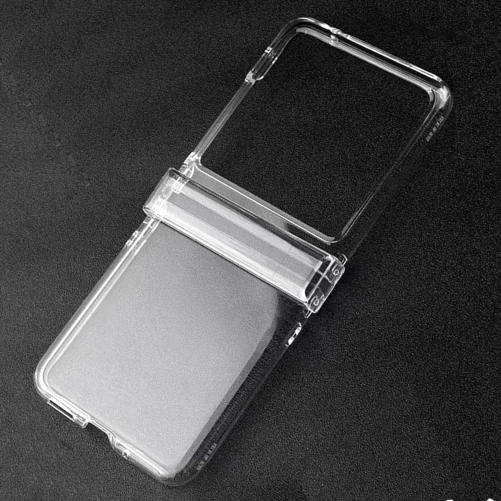 Amazon.com: KUGEW for Motorola Razr Plus 2023 Clear Case with Hinge Protection, Moto Razr+ 2023 ...