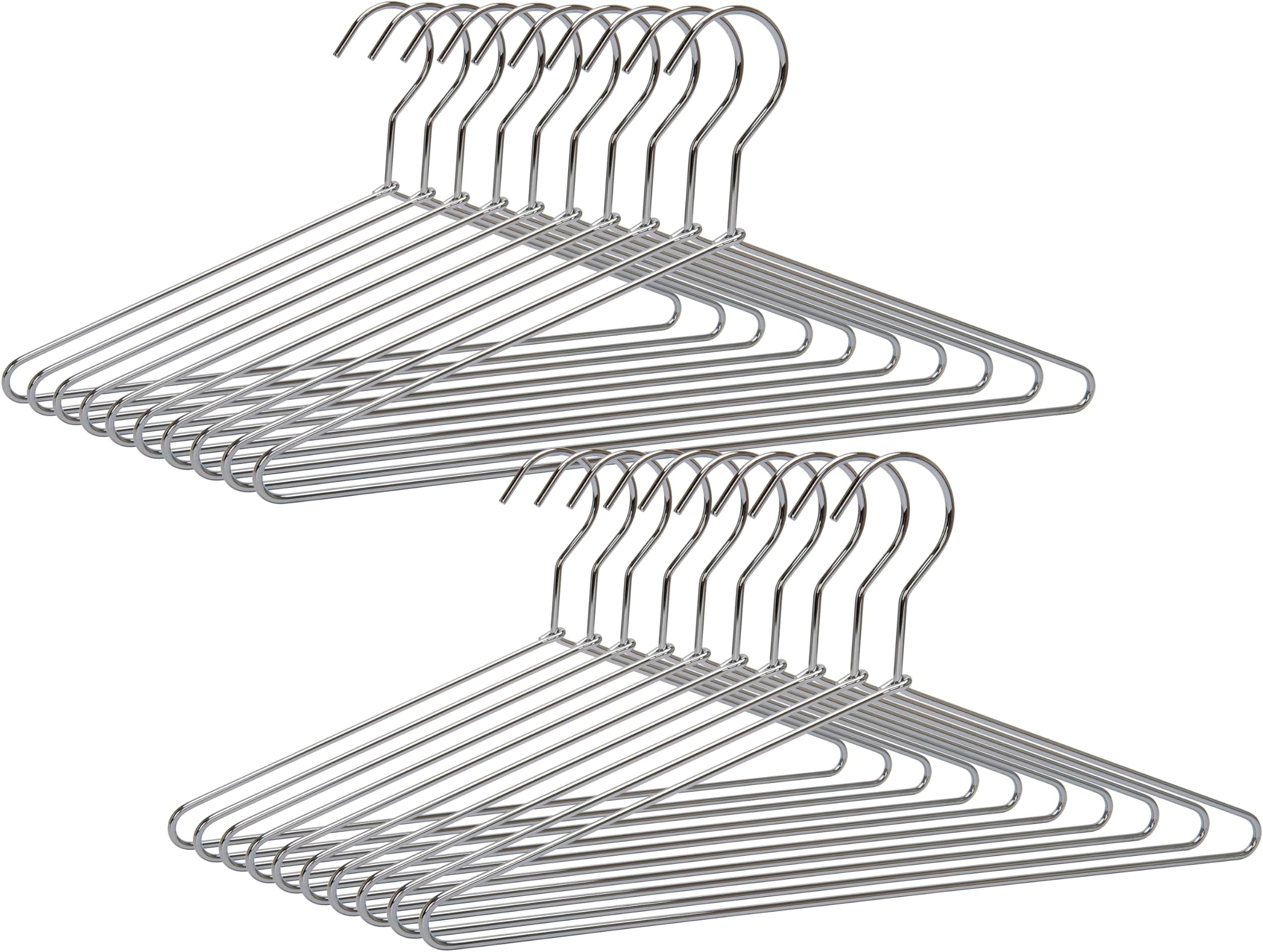 Amazon.com: Pack of 30 Wire Hangers Steel Metal Drip Dry Coat Clothes ...