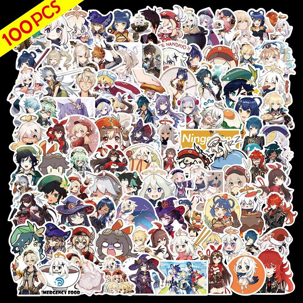 200PCS Genshin Impact Stickers Genshin Impact Sticker Pack, 50% OFF