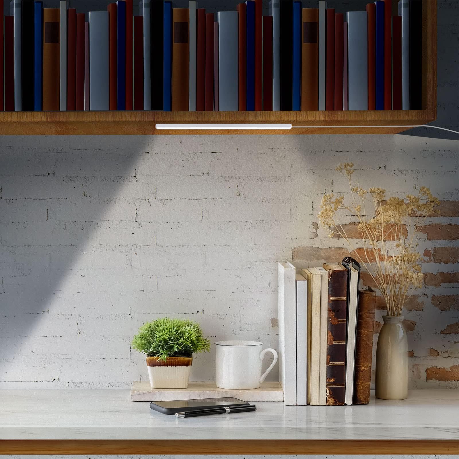 Under Cabinet Light - Desk Light Strip - LED Light Bar Office - Under ...
