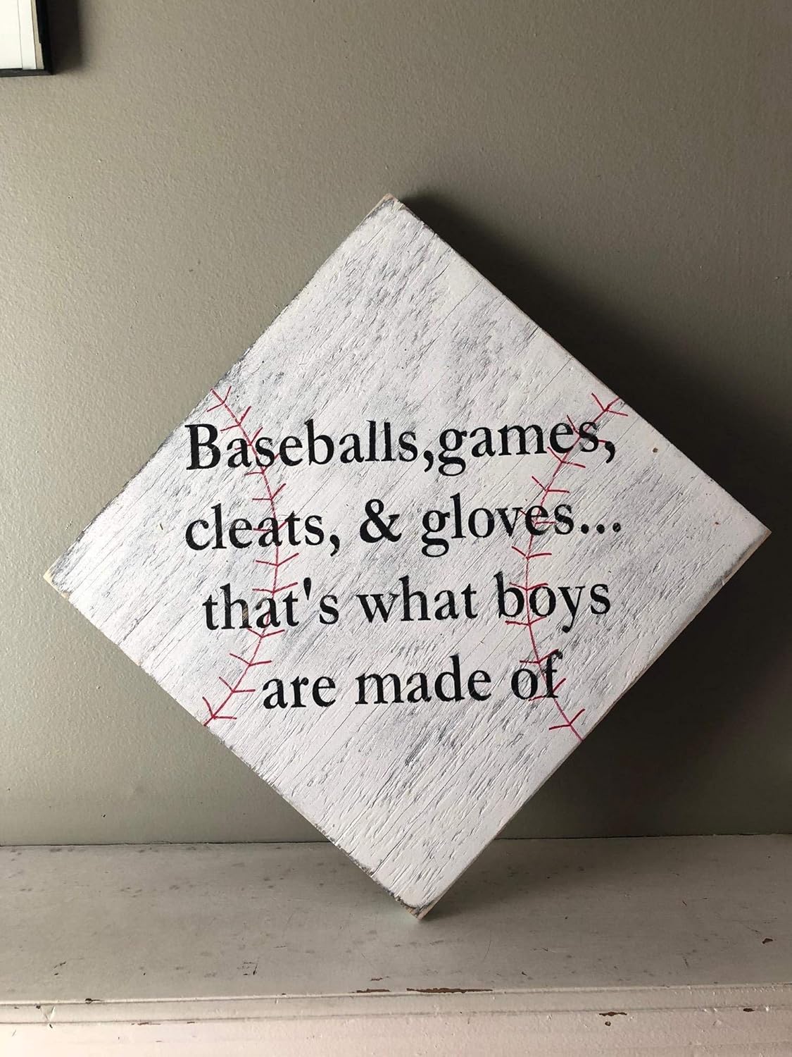 Amazon.com: signs for boys room - baseball room decor - baseball ...