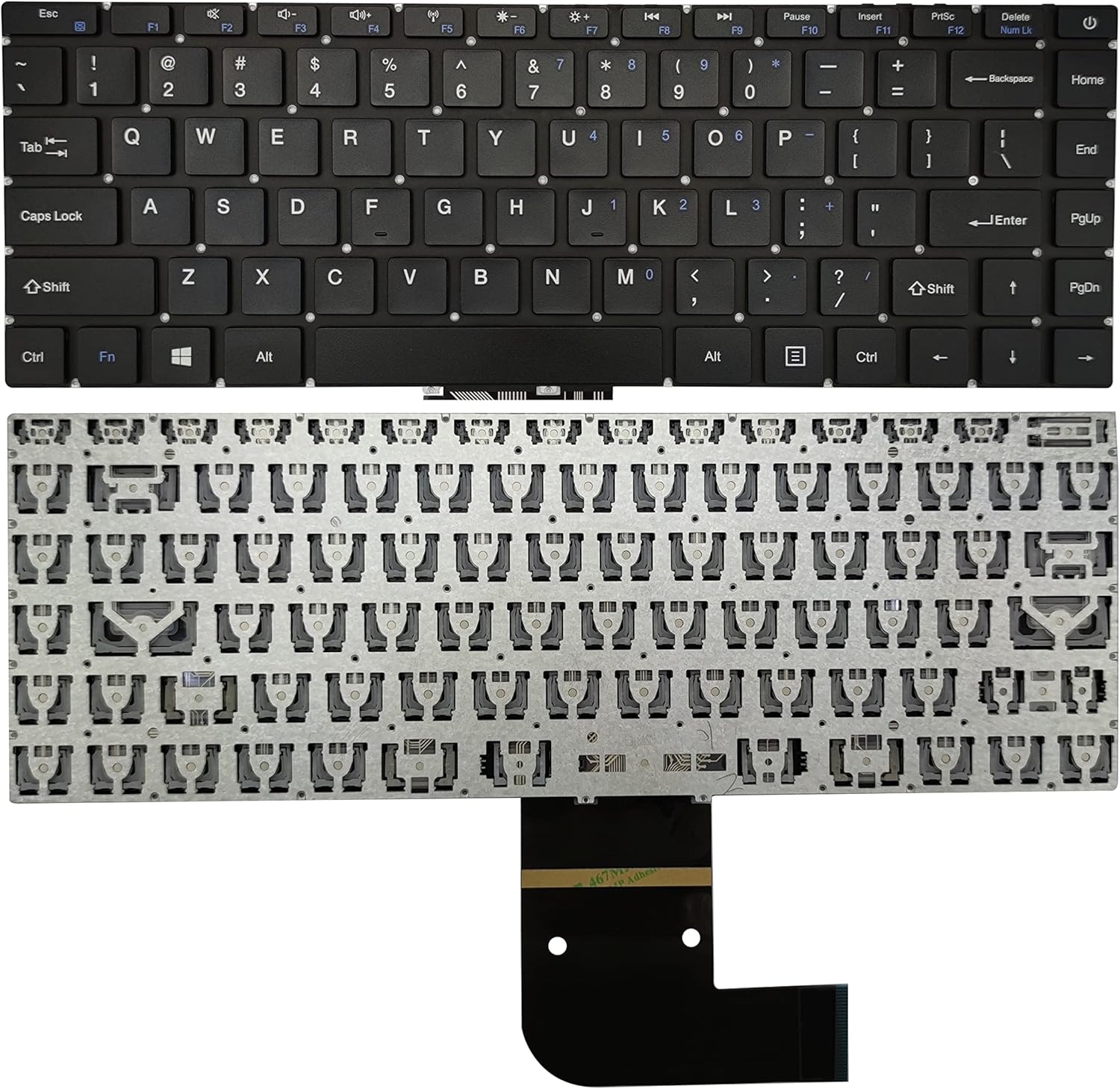 Amazon.com: New US Layout Non-Backlit Keyboard Replacement for Gateway ...