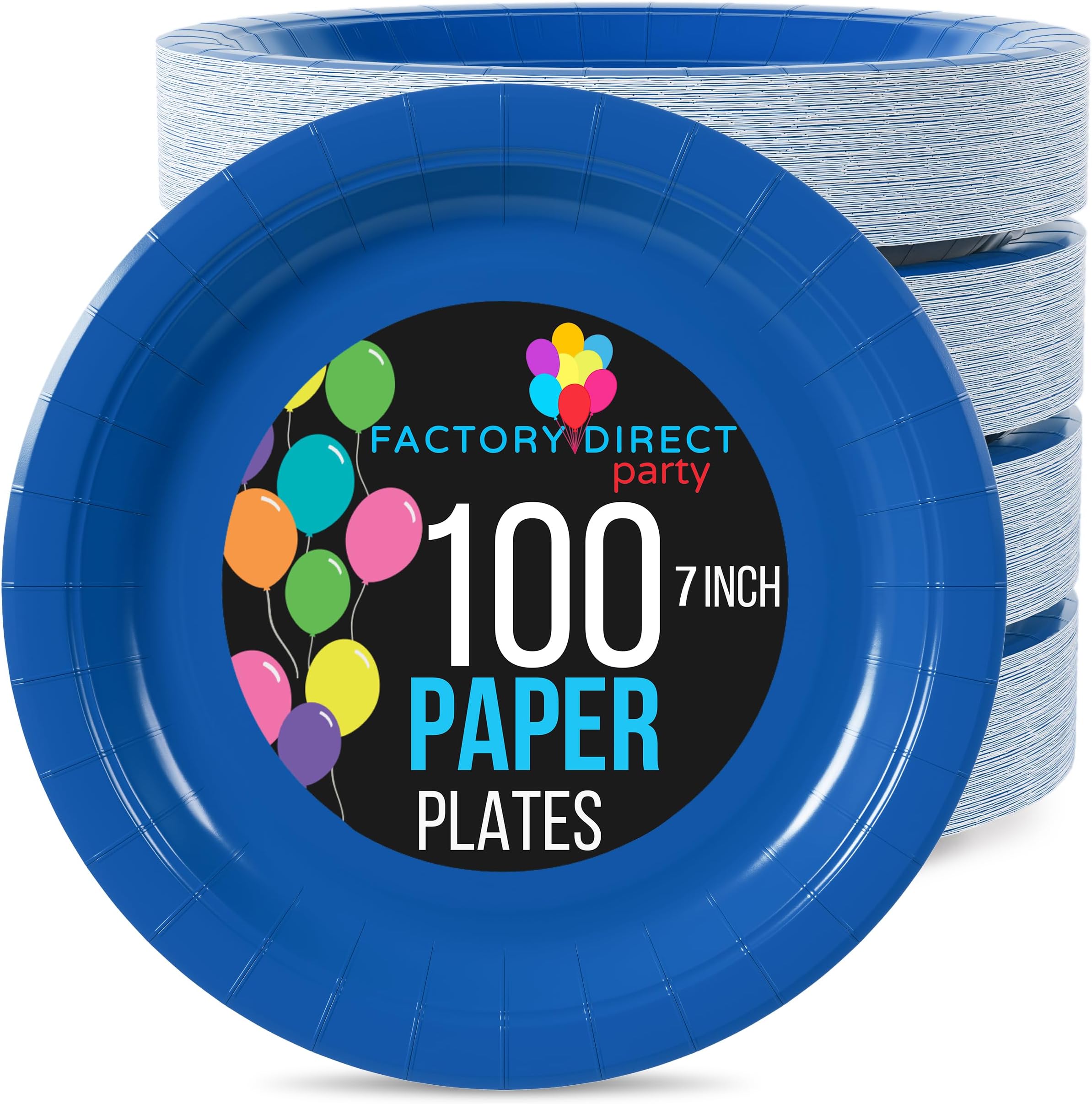 Amazon.com: Navy Blue Dessert Plates, 72 ct