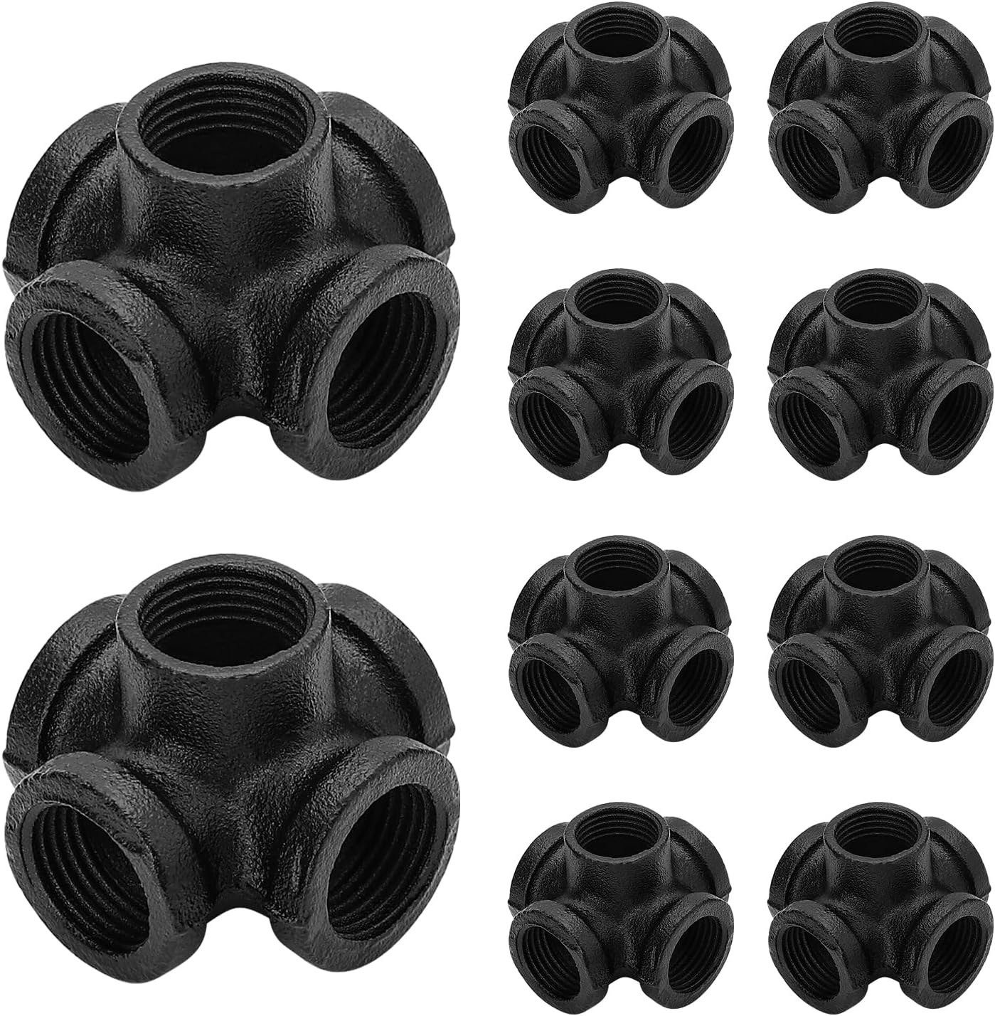 1-2-black-pipe-fittings-5-way-side-outlet-tee-home-expert-4-pack
