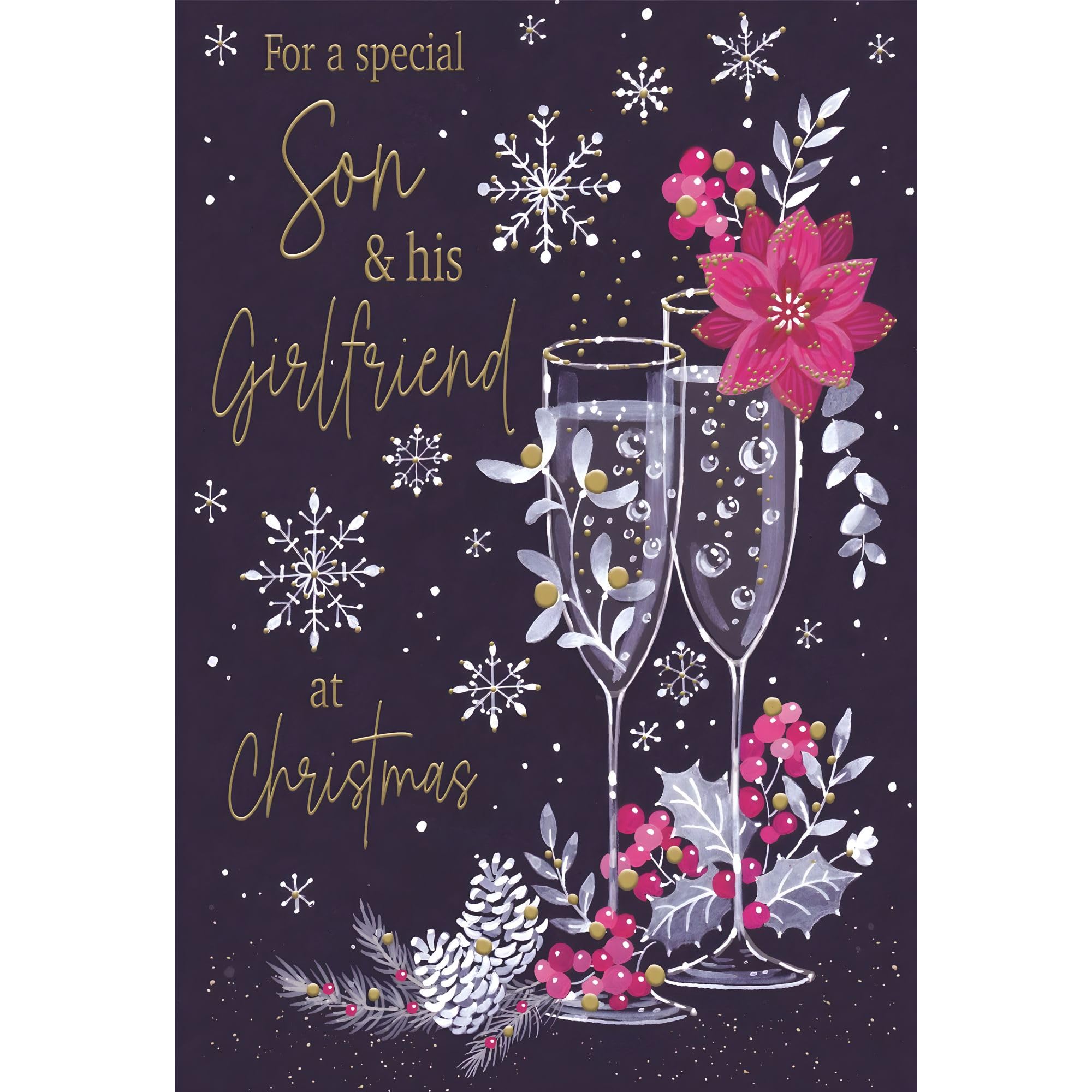 ICG Son and His Girlfriend Christmas Card, Single - Christmas Cards ...