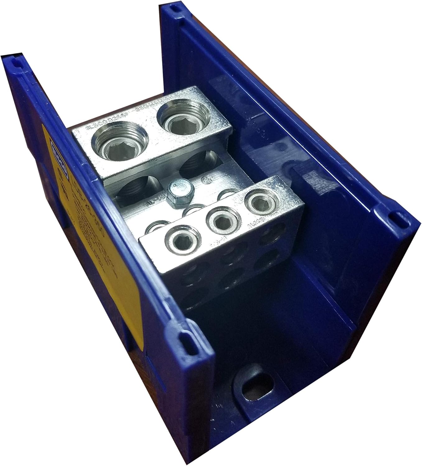 Ilsco LDB-26-350 AL MECH 2SP(P) 2X350-6 (S) 2/0-14 T UR CSA, Silver ...