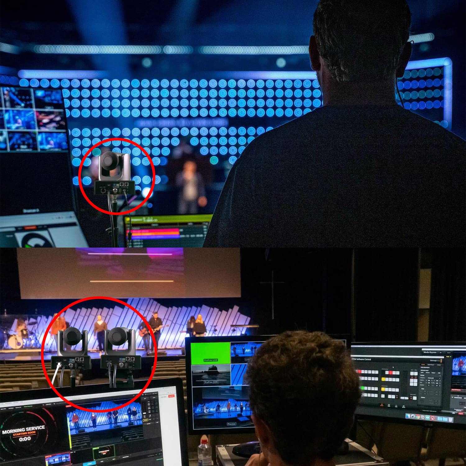 Buy AVKANS NDI PTZ Cameras - 30X Full HD Live Streaming PTZ Camera with ...