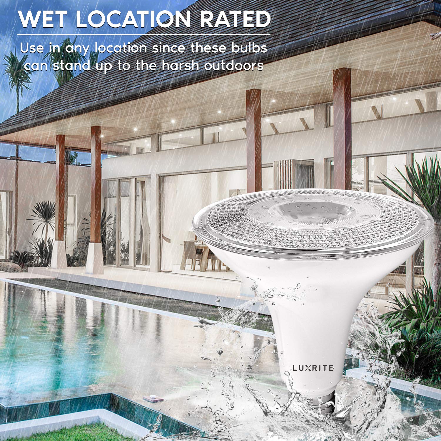 Snapklik.com : 12 Pack PAR38 LED Outdoor Flood Light Bulbs, 120W ...