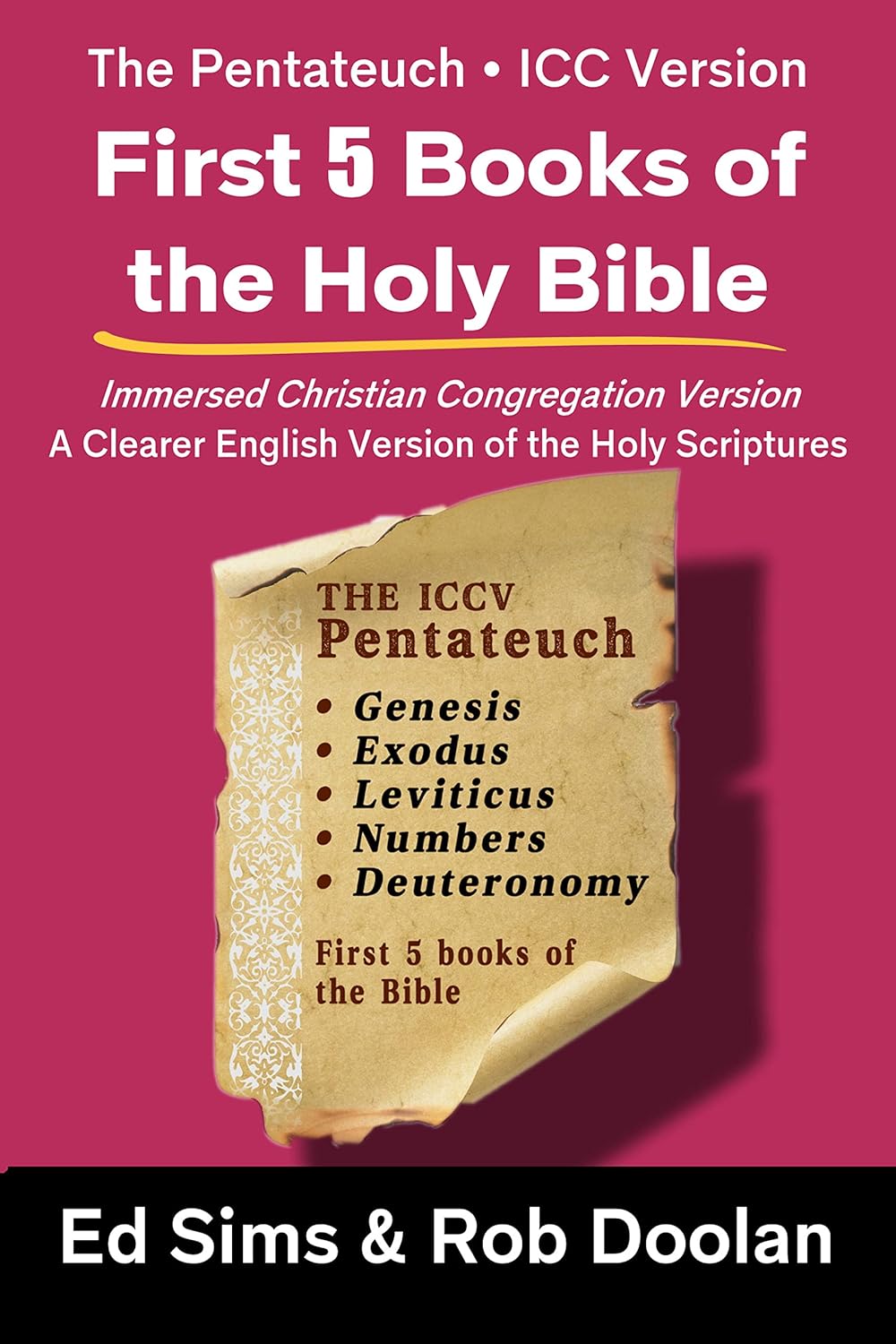 First 5 Books of the Holy Bible: The Pentateuch • ICCV (Old Testament ...