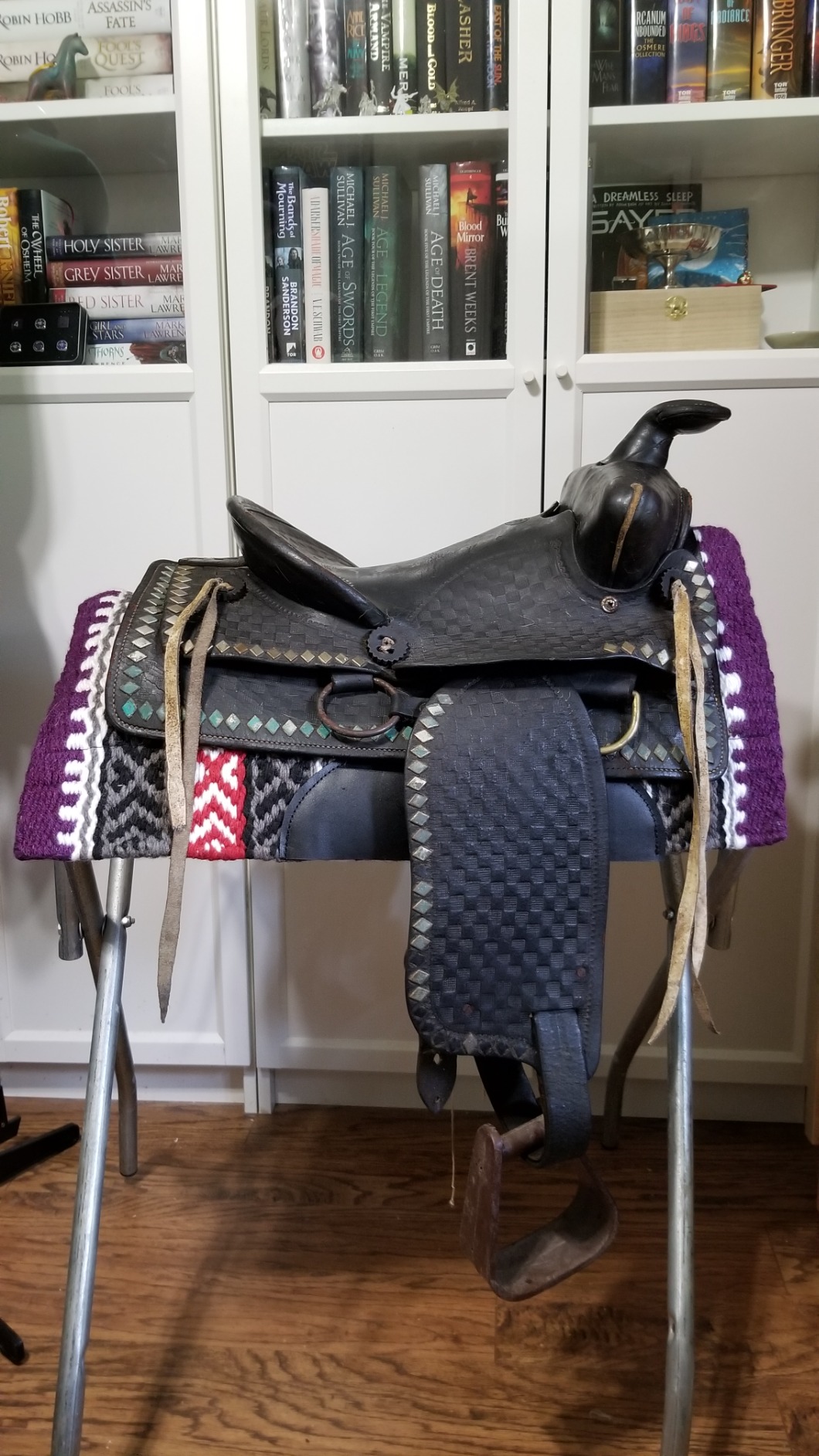 Amazon.com : Equitem 24 X 24 Wool Pony Saddle Pad with Fleece Bottom ...