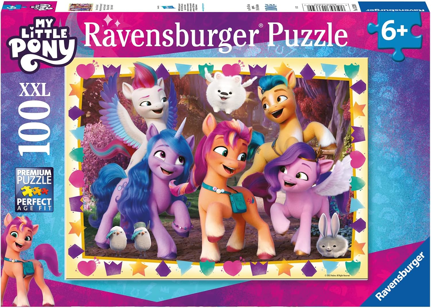 Ravensburger 13339 My Little Pony Puzzle ab 6 Jahren-100 Teile XXL ...