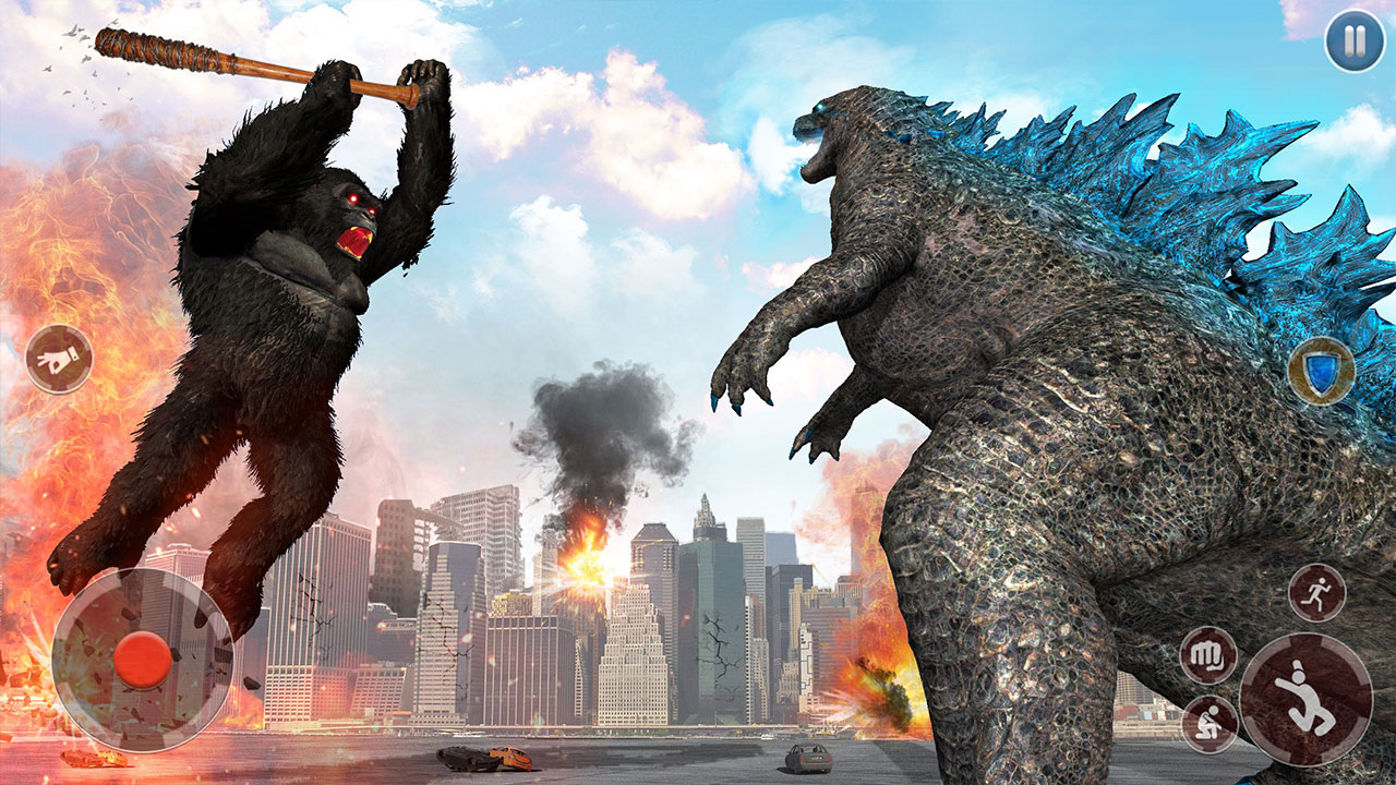 Monster Godzilla VS Kaiju Battle Fighting City Destruction War Games 3D ...