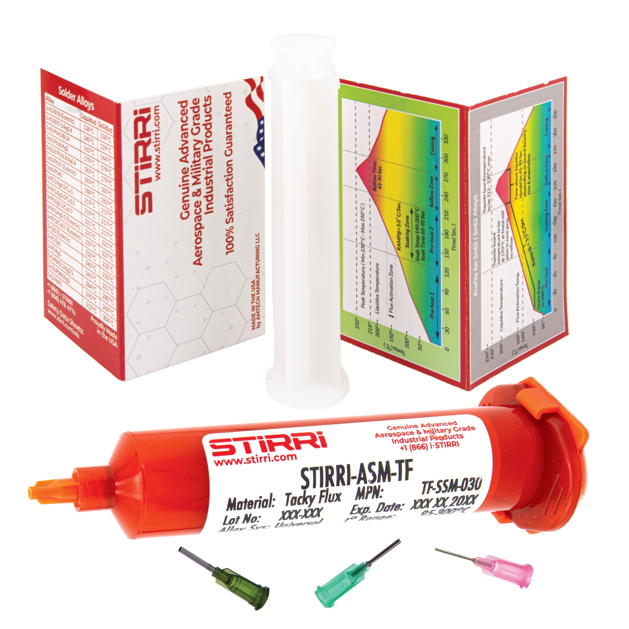 STIRRI-ASM-TF no-clean universal soldering tacky paste flux (ROL0 ...