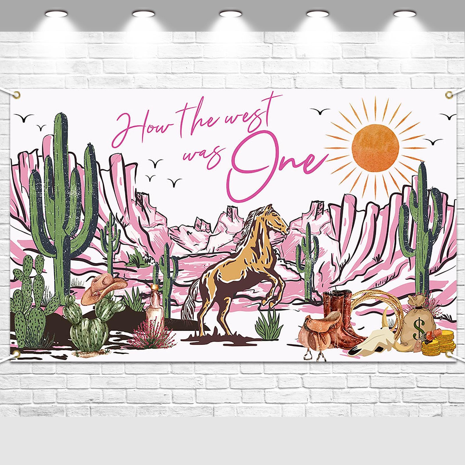 Amazon.com: Avezano Western 1st Birthday Cowgirl First Rodeo Party ...