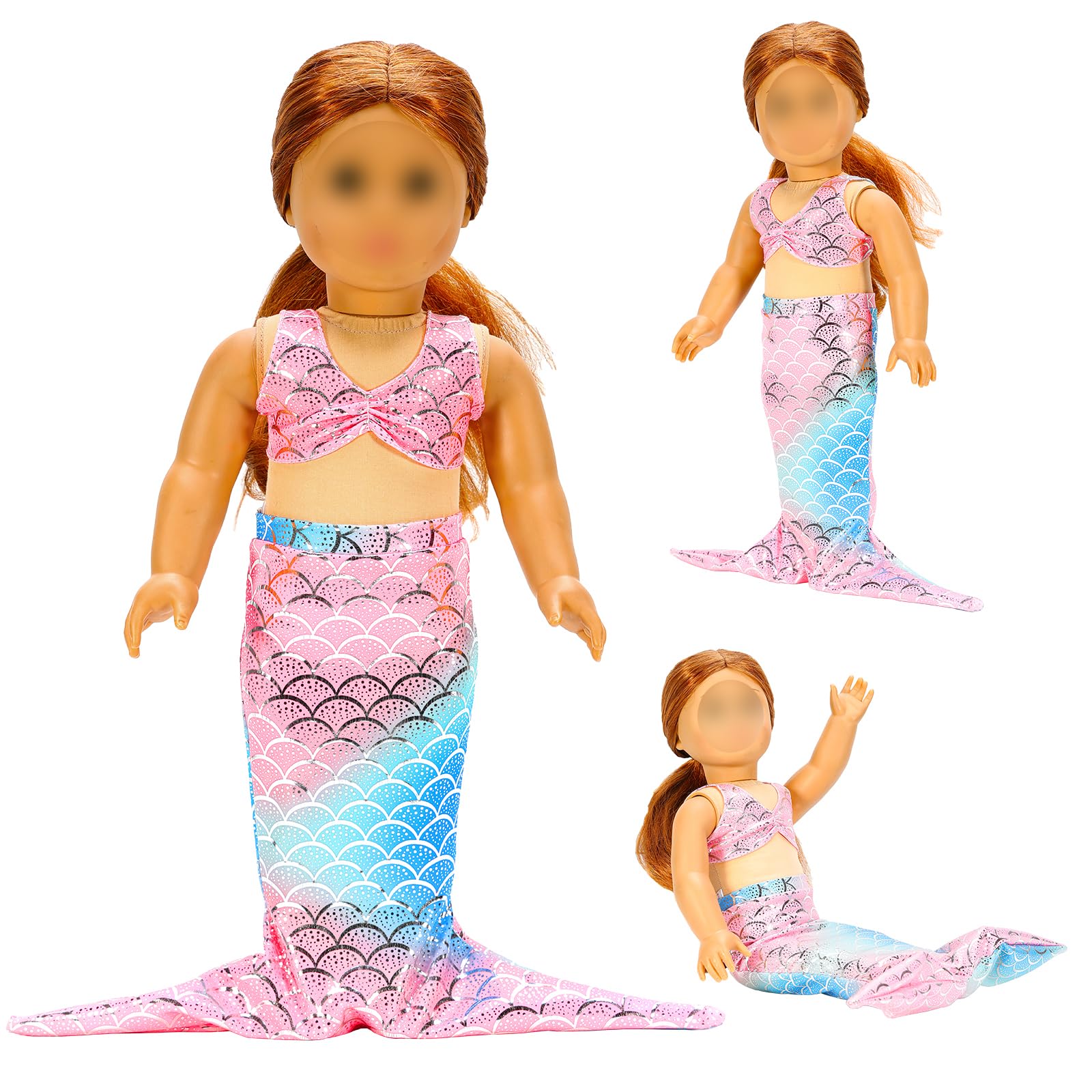 Snapklik.com : Barwa 18 Inch Doll Clothes Accessories 3 Sets Princess ...