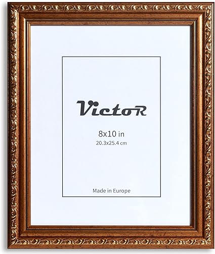 Amazon.com - VictoR picture frame Chagall 8x10 brown gold frame ...